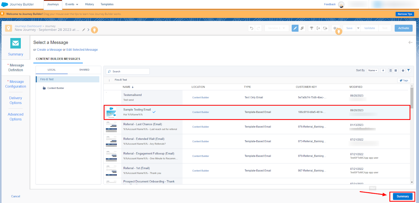 How to Send an Email Using Journey Builder in Salesforce Marketing ...