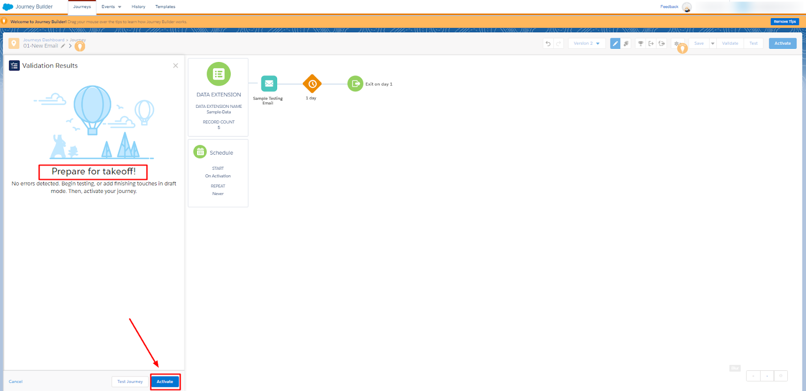 How to Send an Email Using Journey Builder in Salesforce Marketing ...
